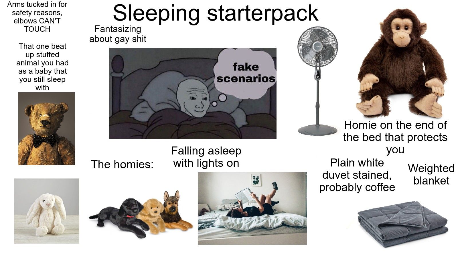 Sleeping starterpack | Scrolller