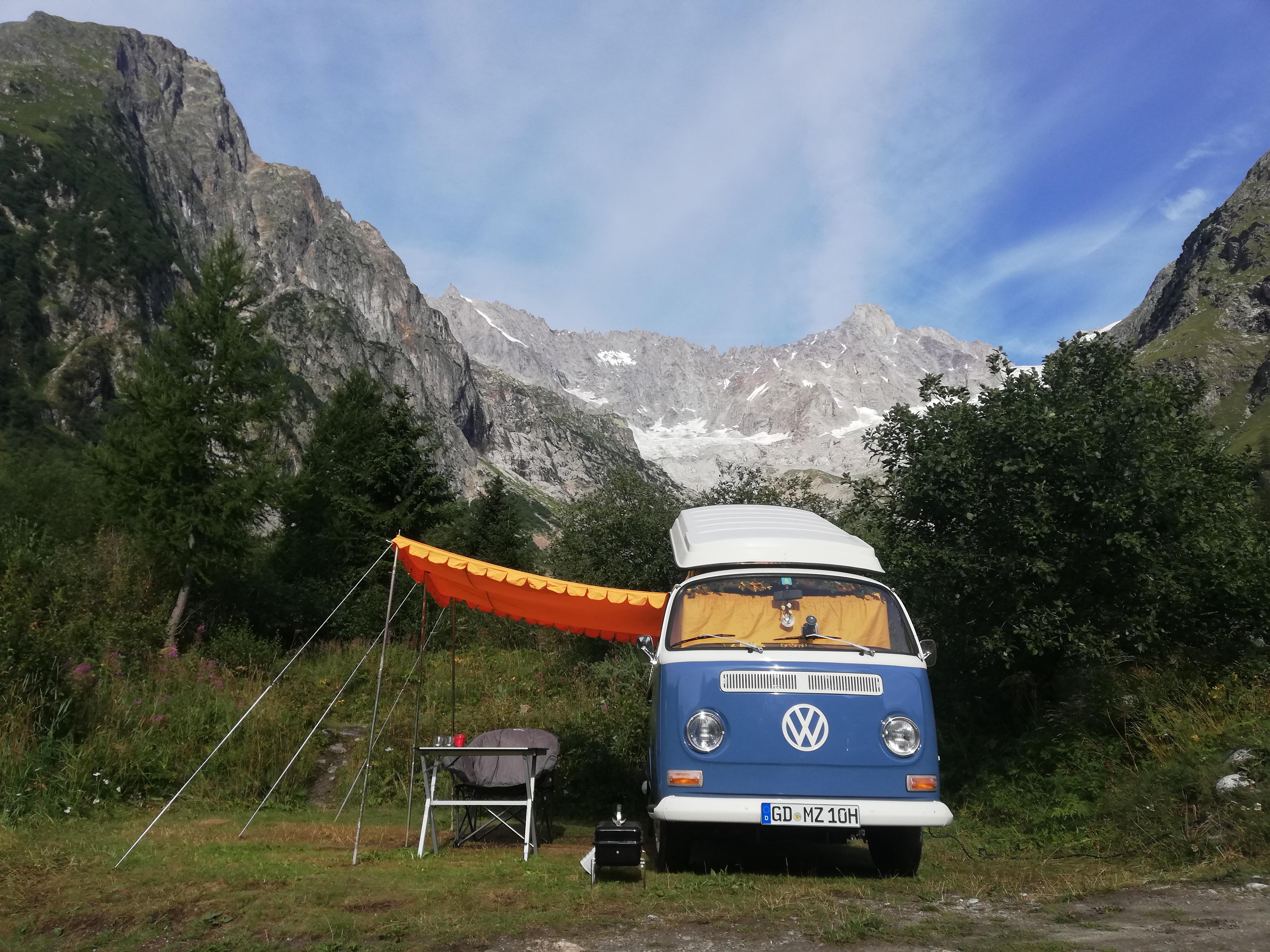 Sleeping under a glacier in the Swiss mountains of Valais | Scrolller