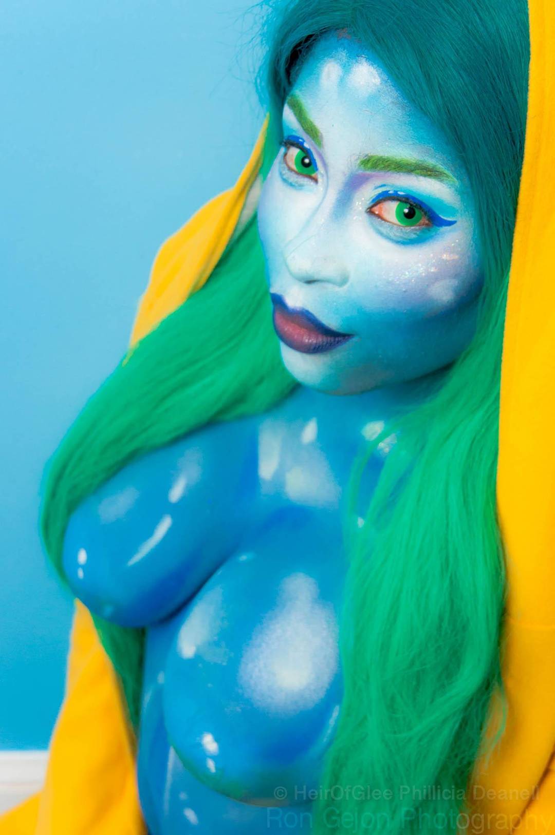 Slime girl Suu (tried to give my skin a shiny/slime texture) | Scrolller