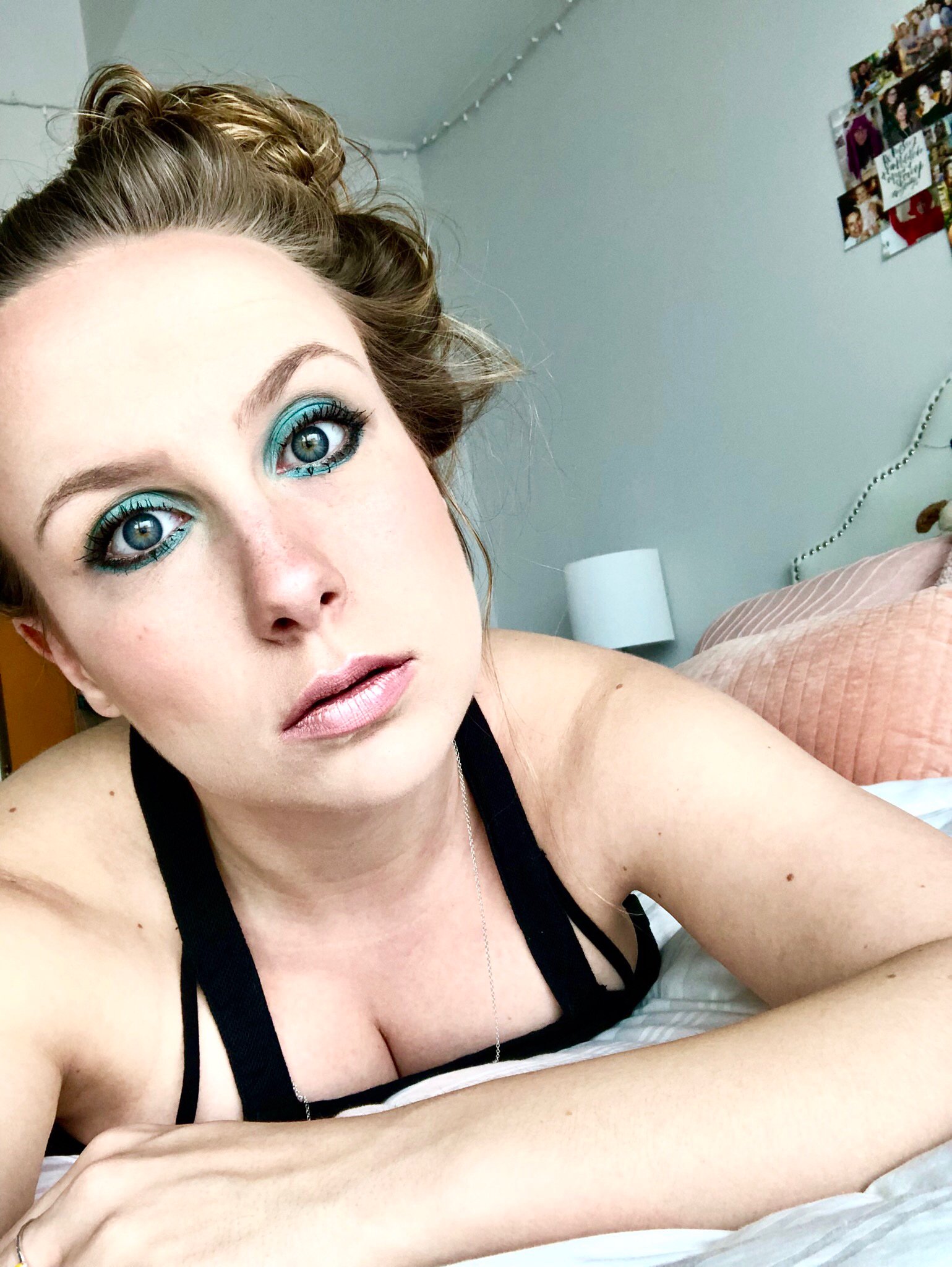 Slutty makeup and heavy tits | Scrolller