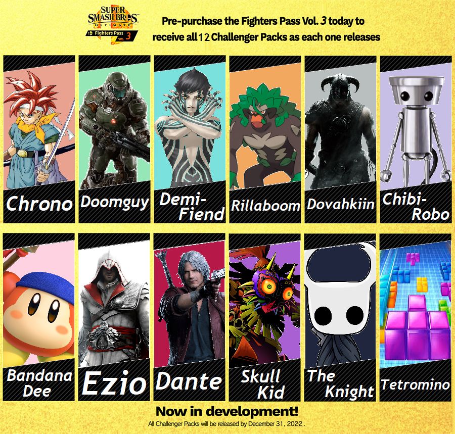 Smash DLC bucket list. | Scrolller