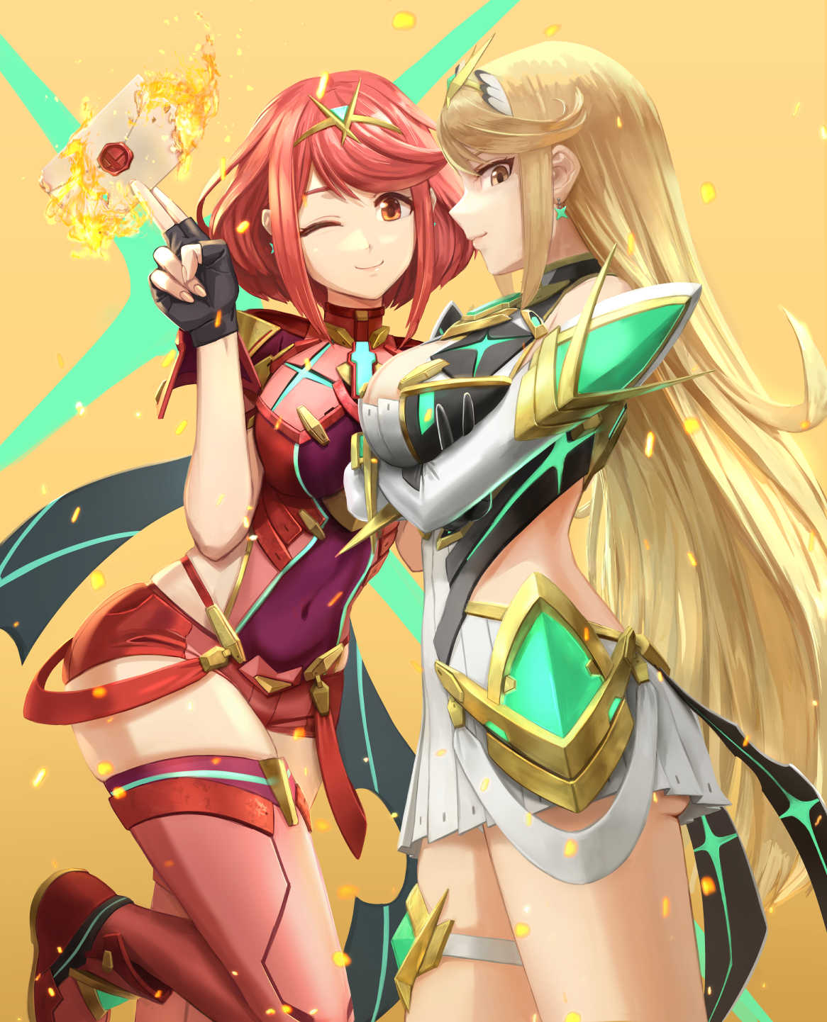 Smashin Waifus Mythra & Pyra | Scrolller