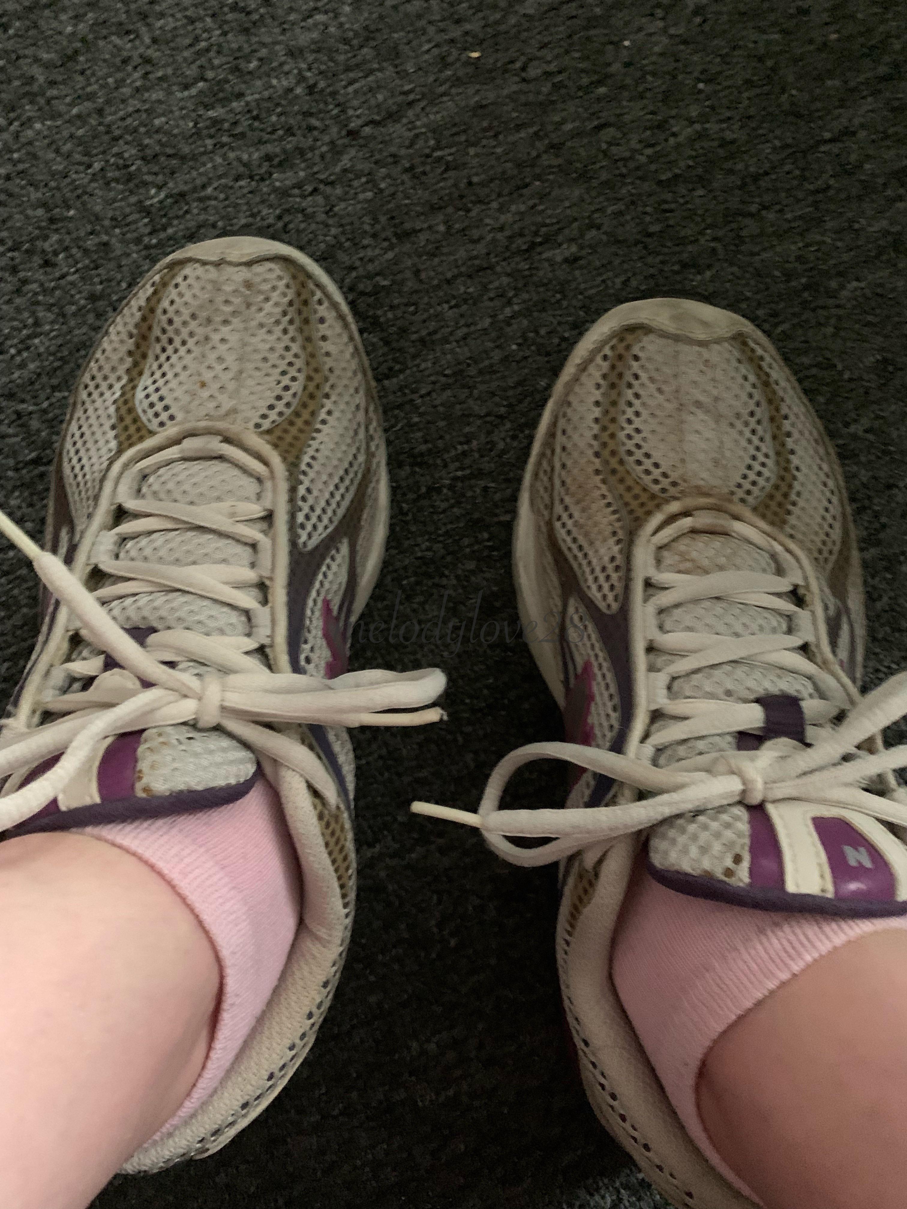 Smelly pink socks getting extra sweaty | Scrolller