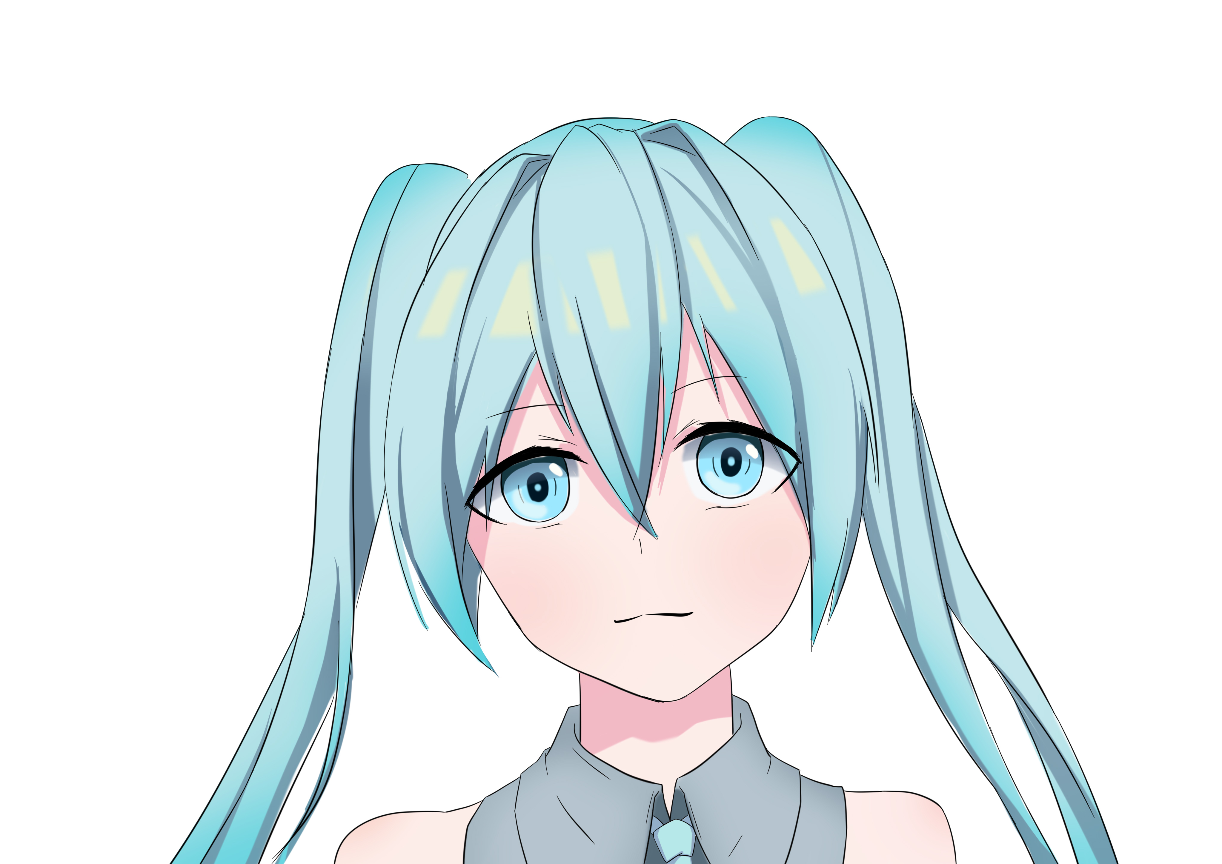 Smiling Miku | Scrolller