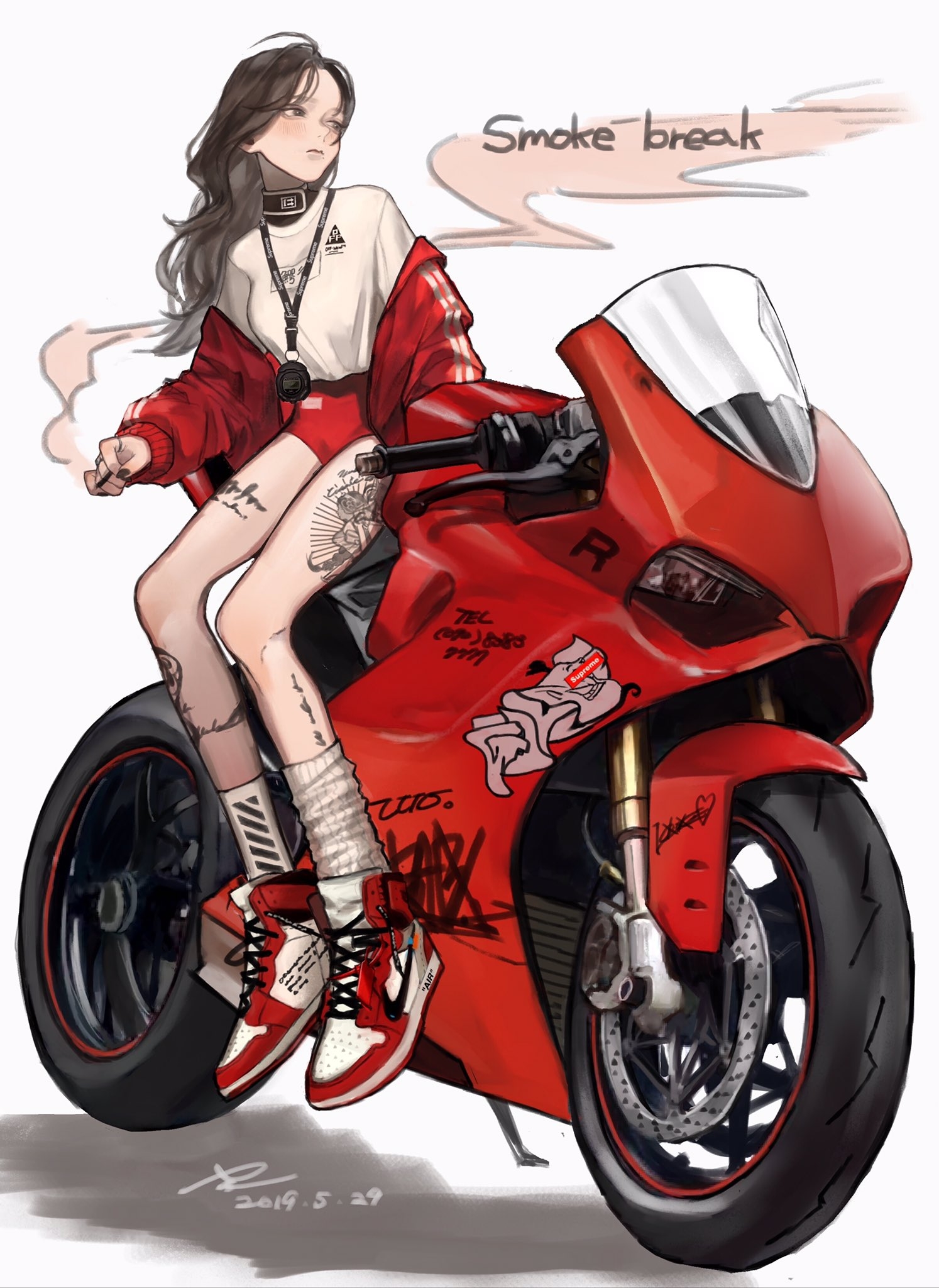 Smoke break | Scrolller