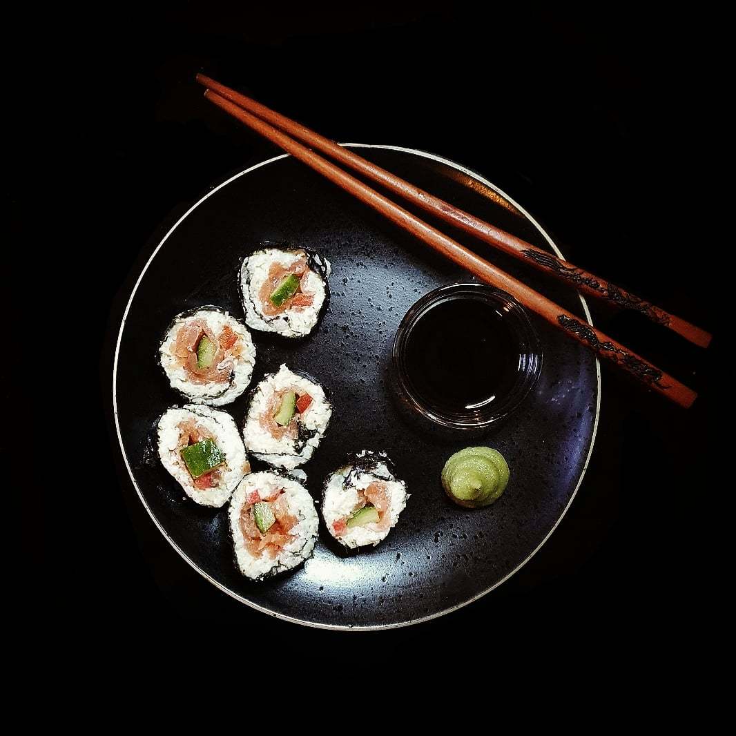 Smoked Salmon Sushi | Scrolller