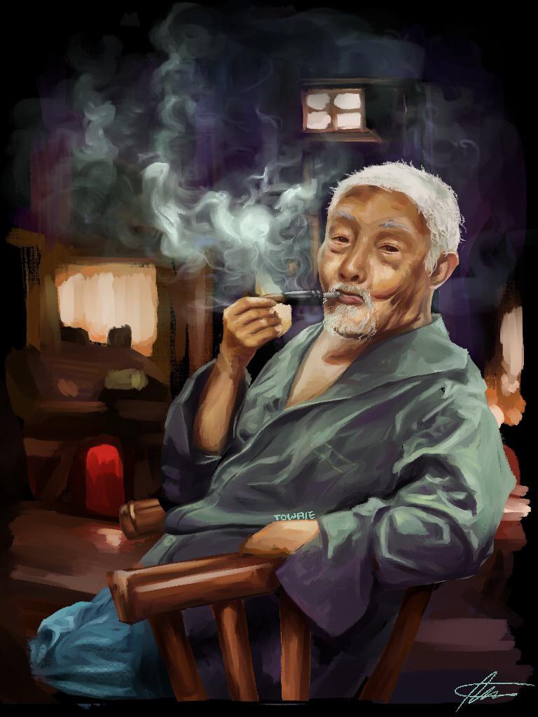 Smoking, me, digital,2021 | Scrolller