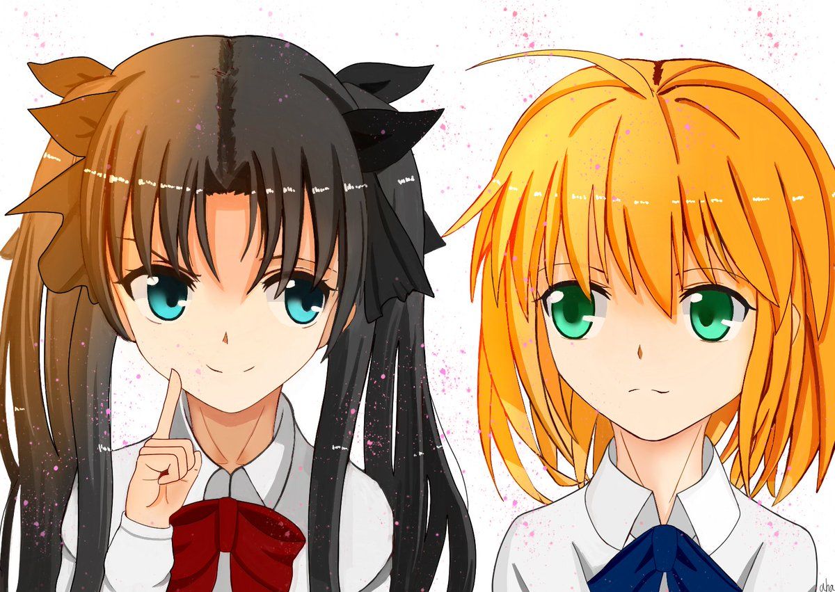 Smol Rin and smol Saber | Scrolller