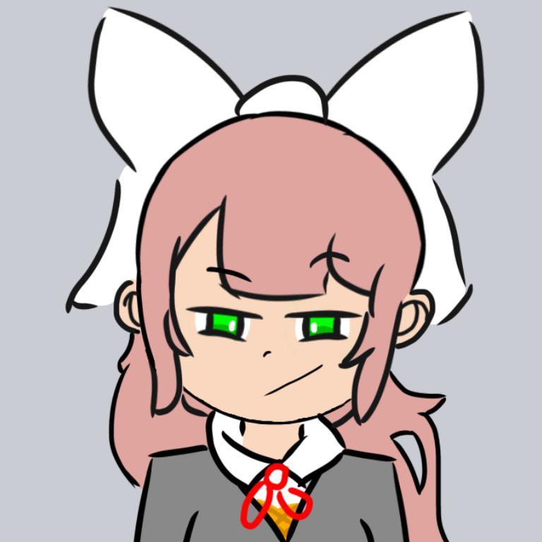 Smug Monika | Scrolller