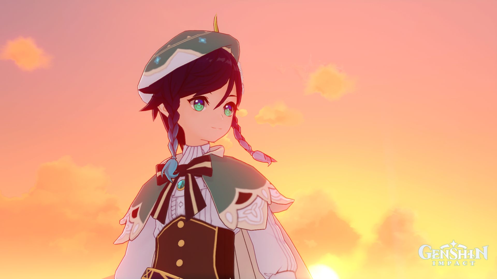 snapped a few shots of venti at the end of the windblume story quest and was actually really ...