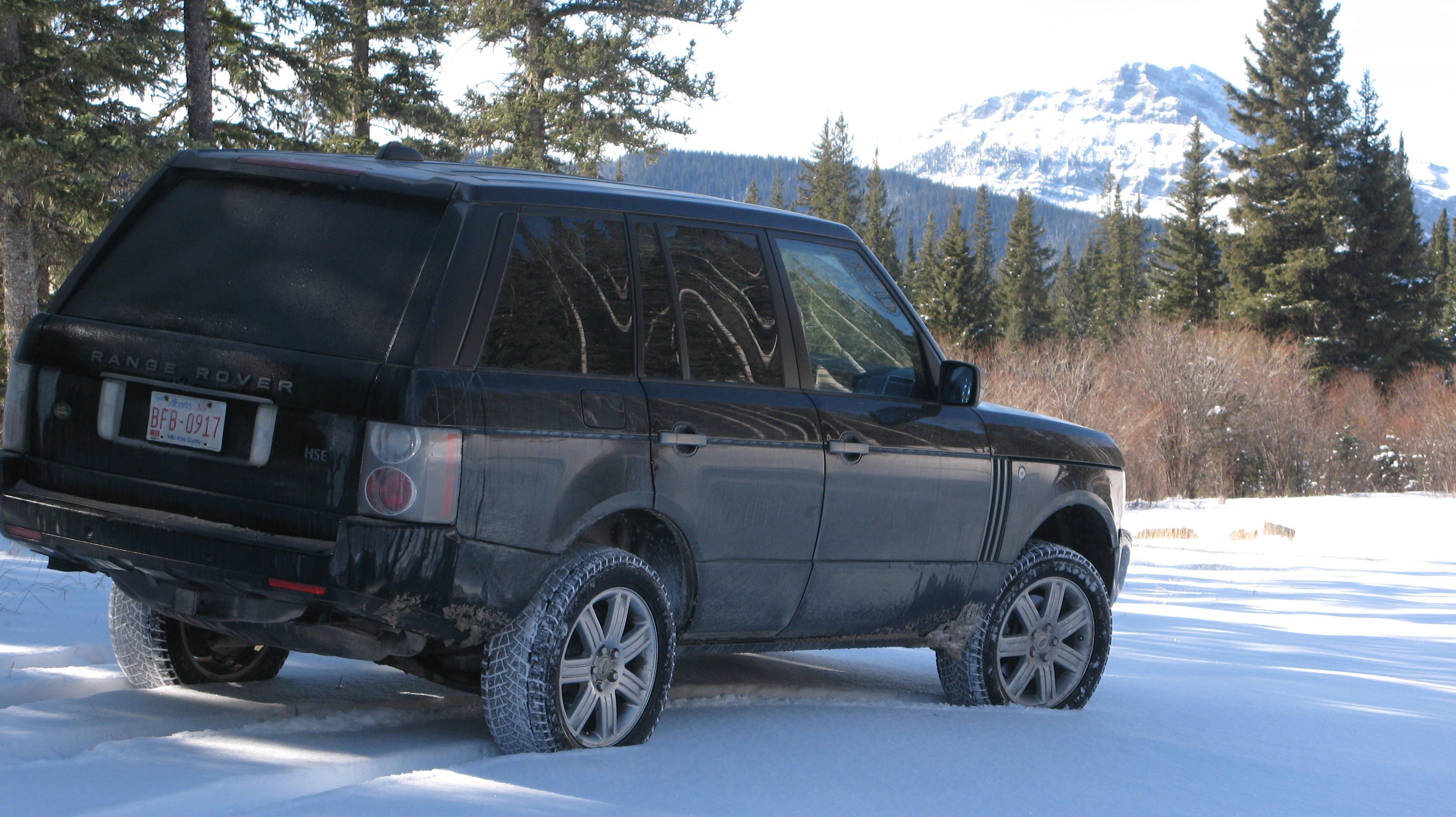 Snow mode engaged! I also have chains (in the back) for all wheels, for ...