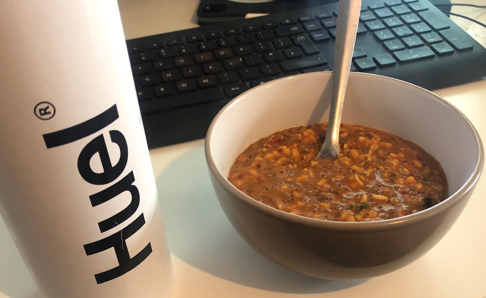 So I finally got to try Huel "Hot And Savoury" Tomato and Herb. | Scrolller