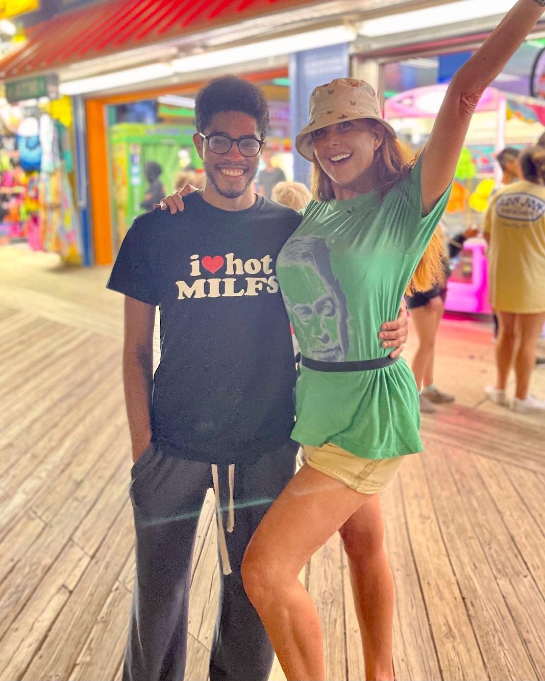 So sad summer is almost over☹️ Met so many cool people at the beach! Love this guy’s shirt🥰😍 ...