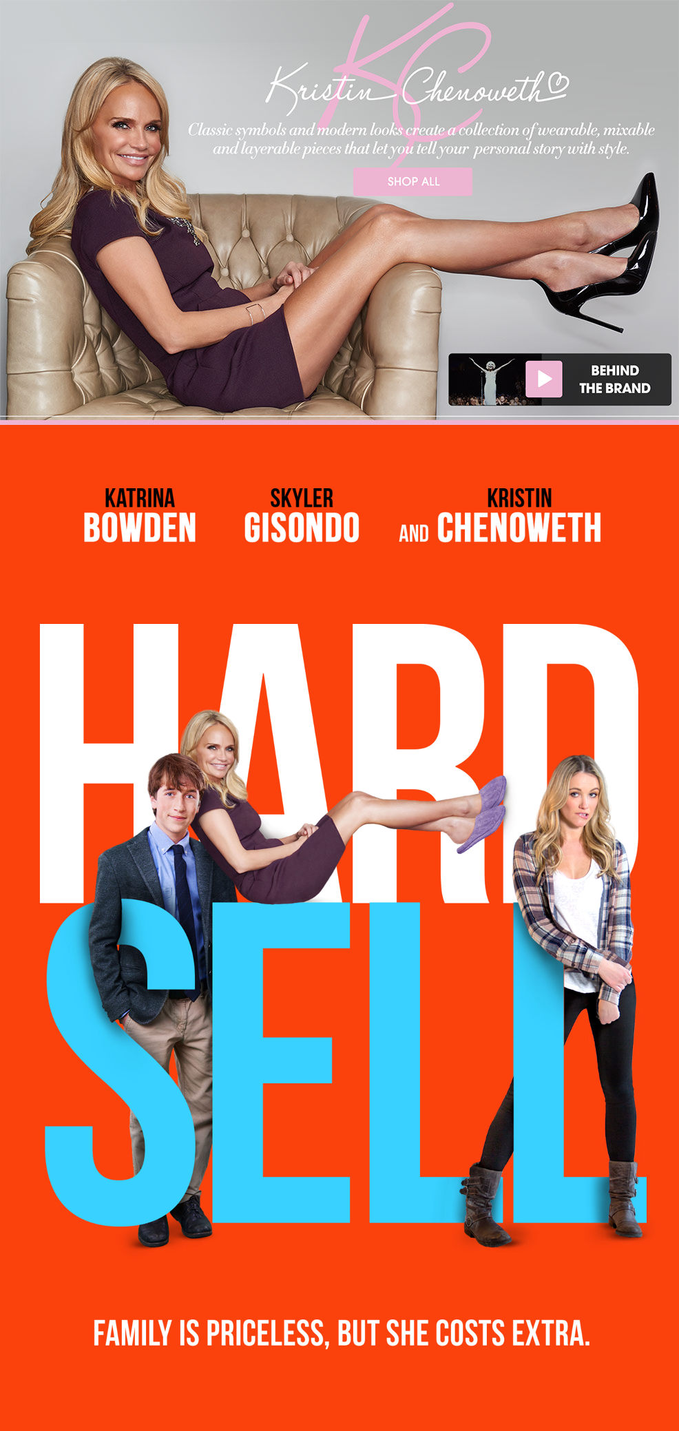 So the new Hard Sell poster uses the same picture of Kristin as the HSN store | Scrolller