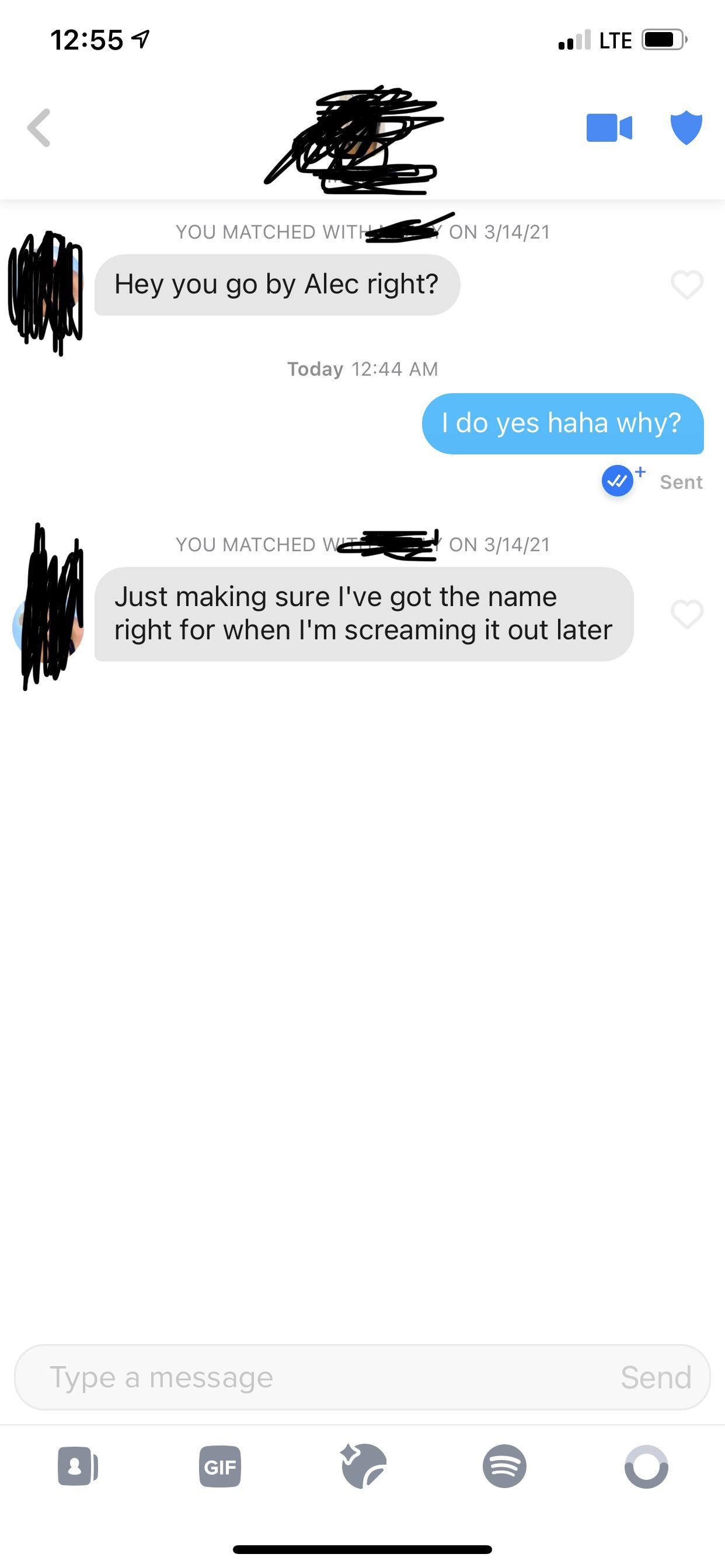 So this just happened to me, never had anything like this, also we seem to be super compatible ...