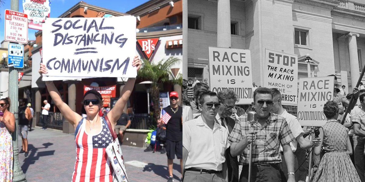 "Social Distancing is Communism" | Scrolller