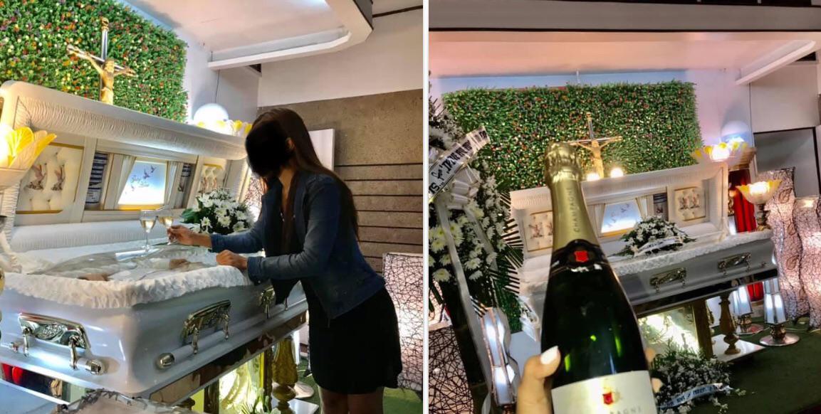 Social Media Points at your boyfriends funeral. | Scrolller