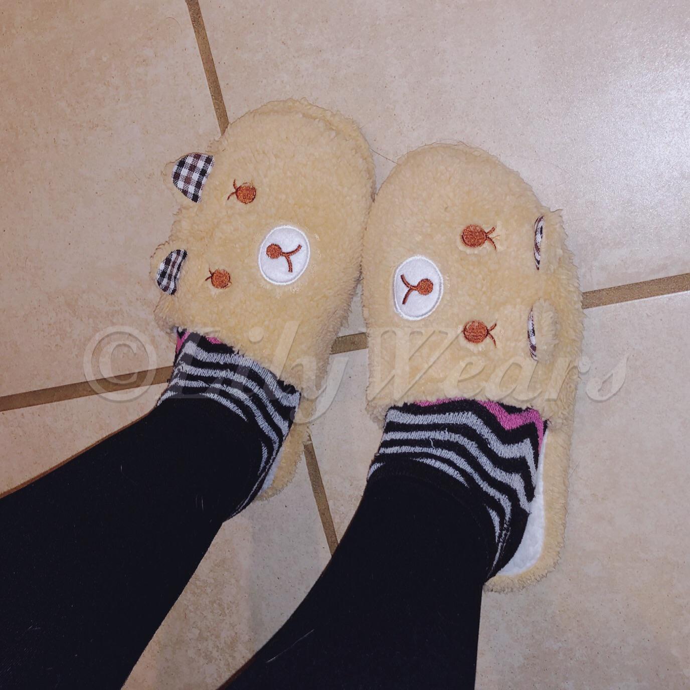 Socks (with some holes in them🙈) & slippers 🥰 DM me for more info! | Scrolller