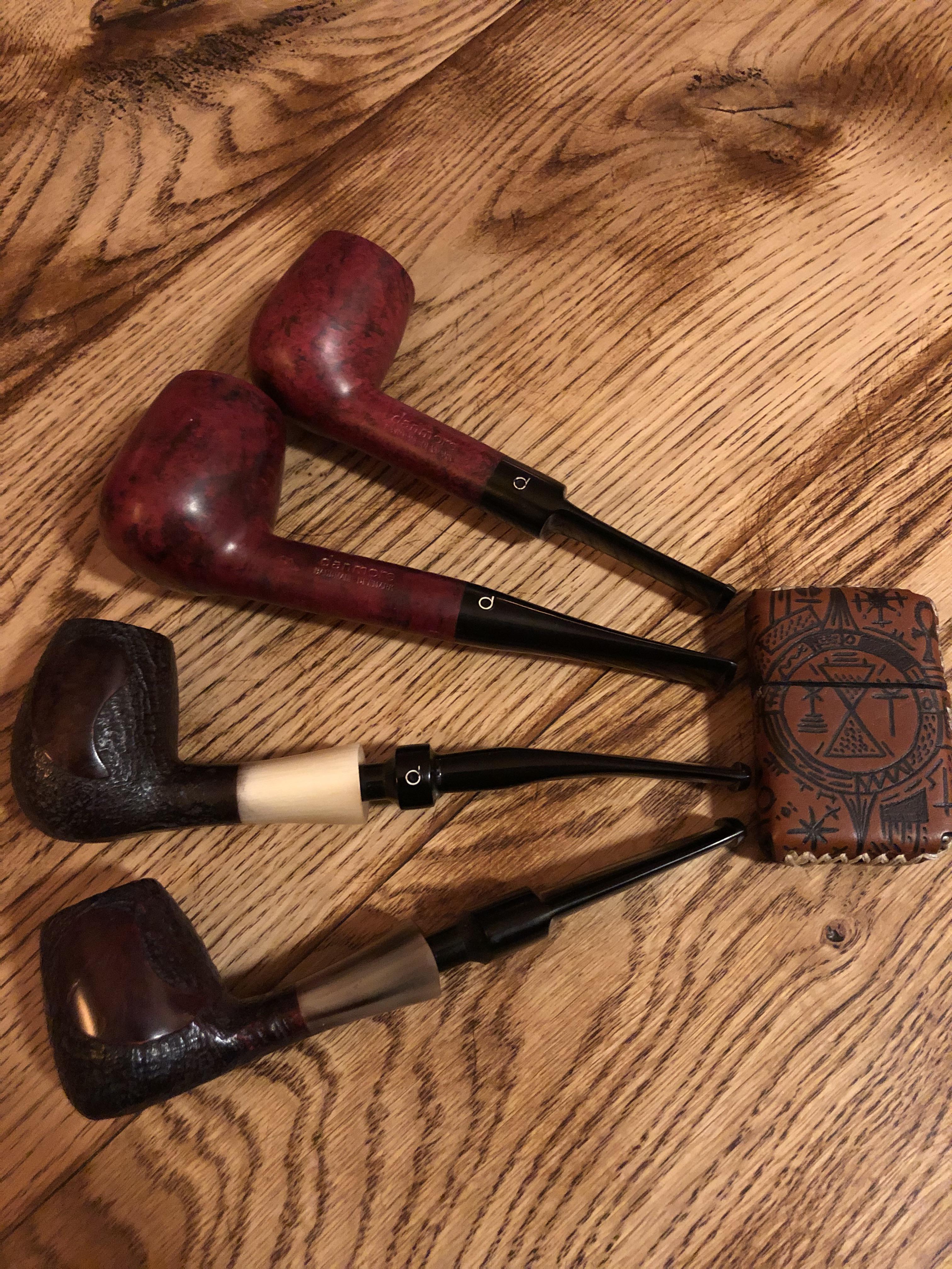 Some danmore pipes added to the collection. Never heard of them, but 4 for 60 bucks I couldn’t ...