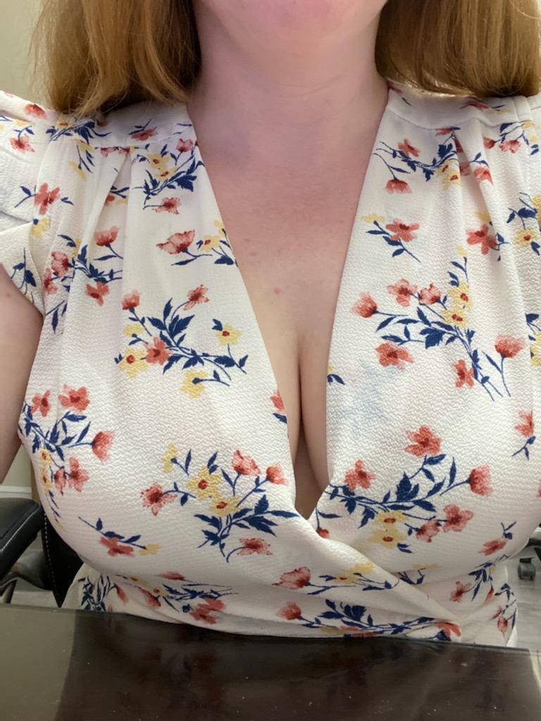 Some nice cleavage from my wife. | Scrolller