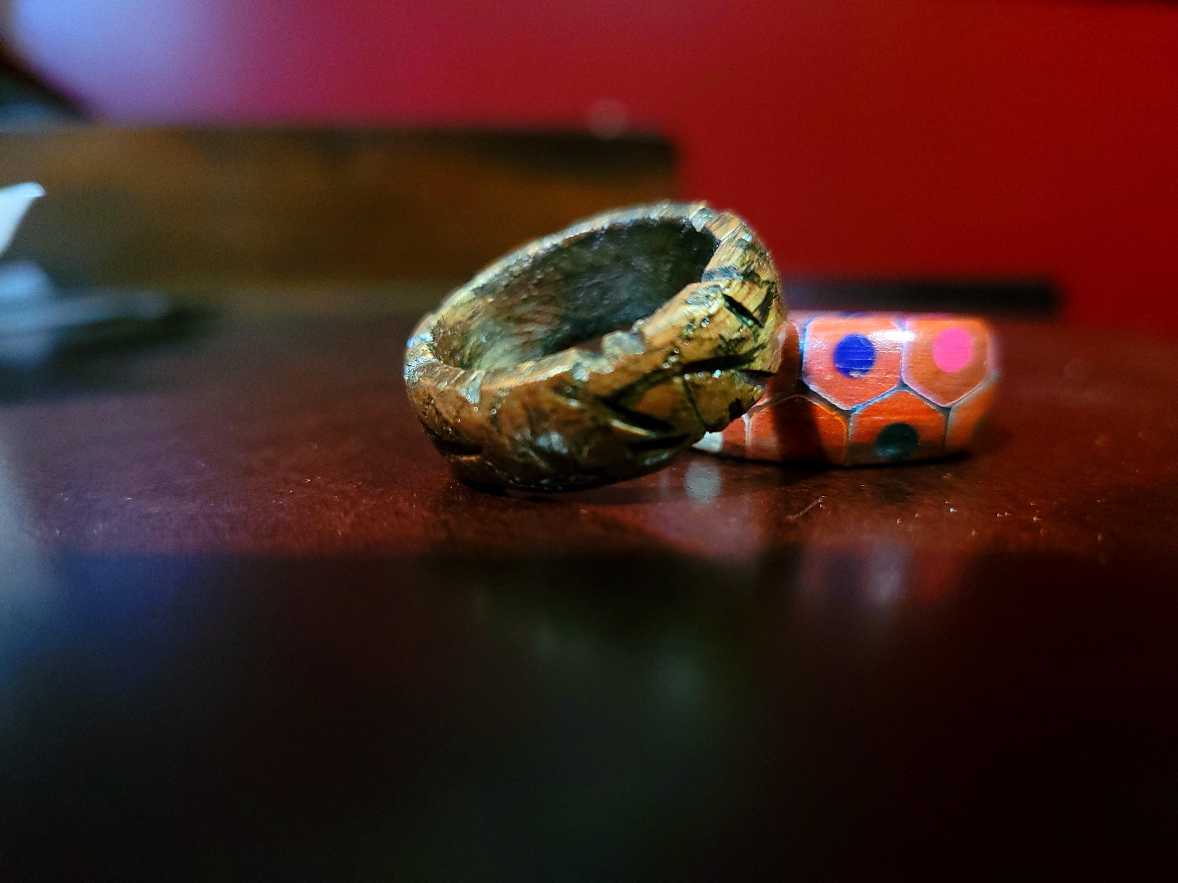 Some rings from scrap and pencil crayons | Scrolller