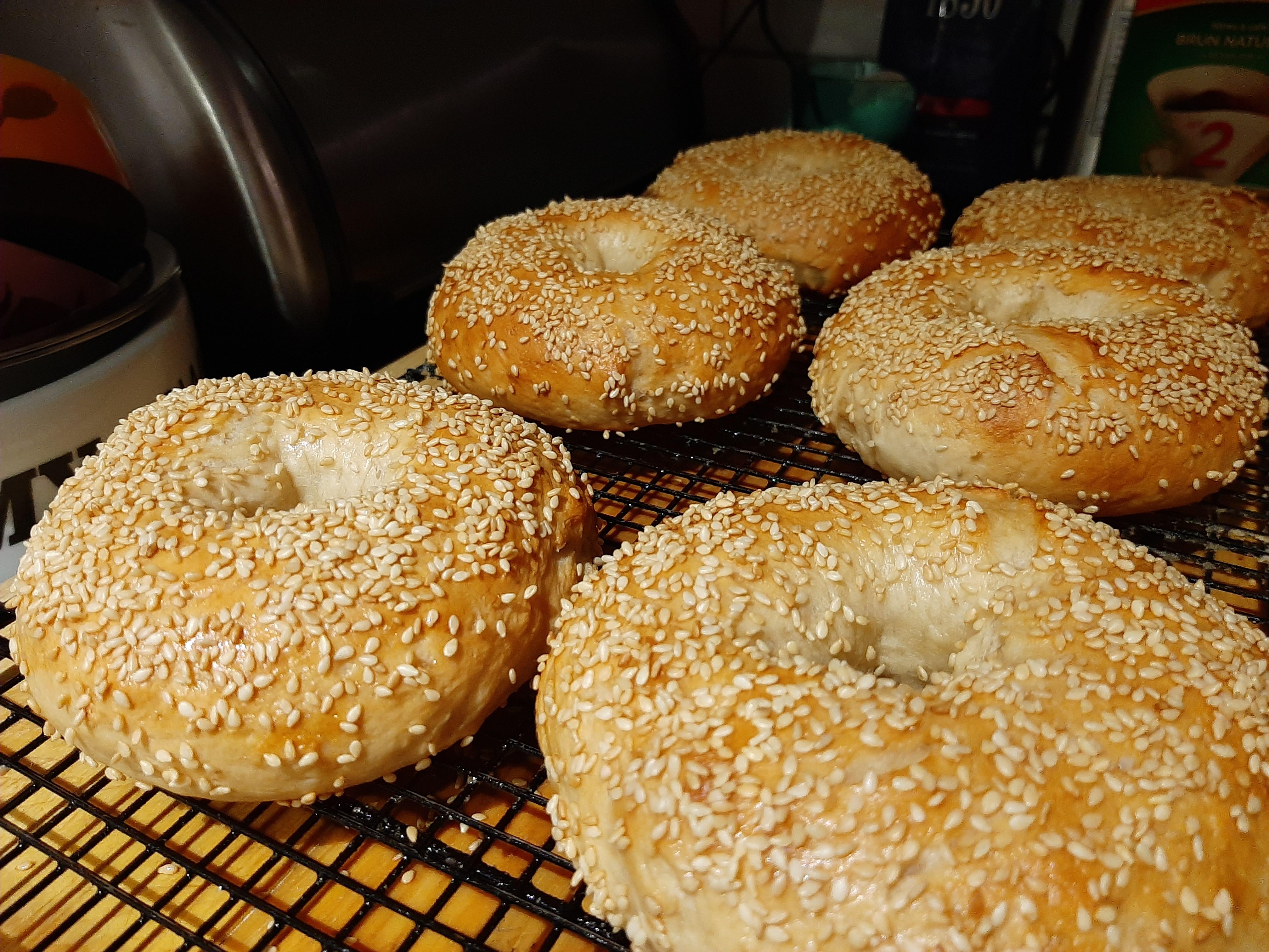 Some sesame seed bagels I made earlier this week! | Scrolller