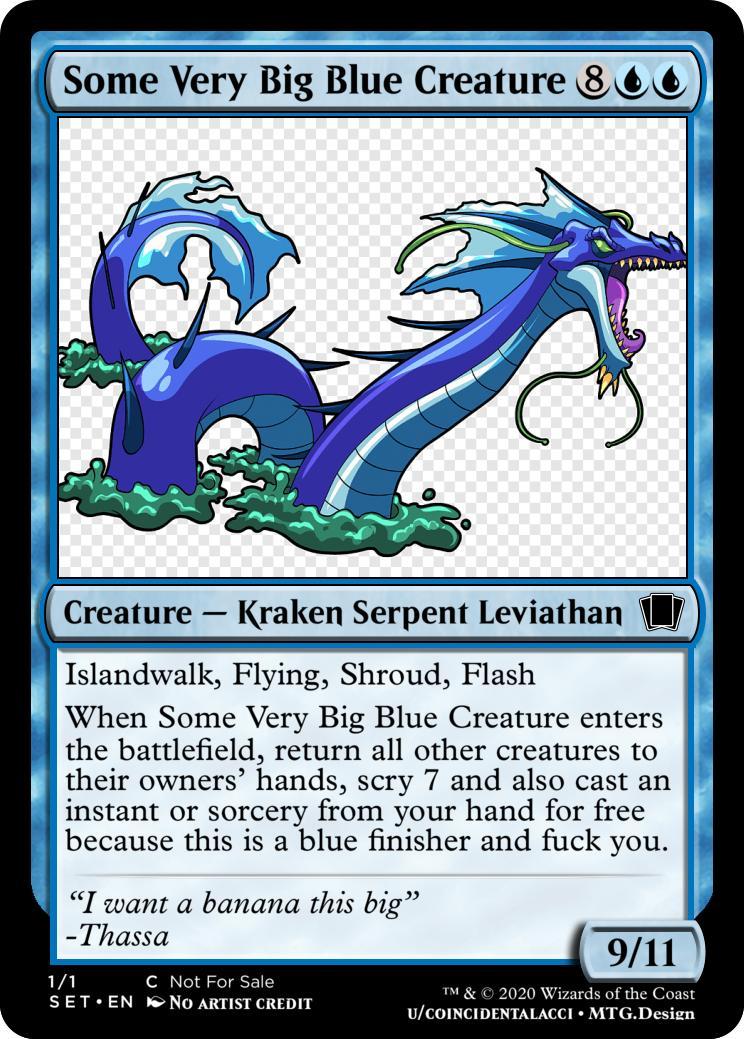 Some Very Big Blue Creature | Scrolller
