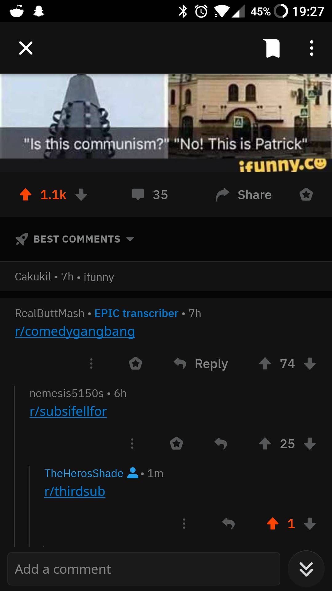 Someone vandalized the communist Patrick | Scrolller