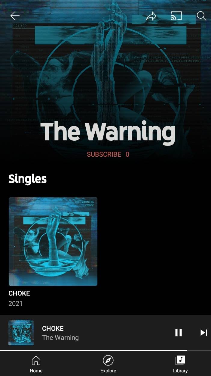 Something's going on with the Warning's yt music page | Scrolller