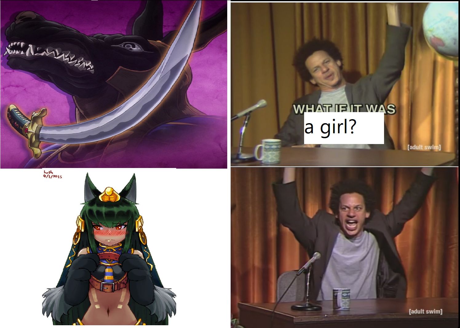 Something's rising on Polnareff, and it's not his hair... | Scrolller