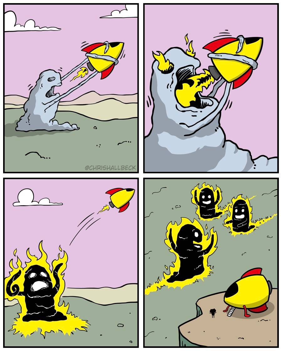 Sometimes you need a little help to get restarted. | Scrolller