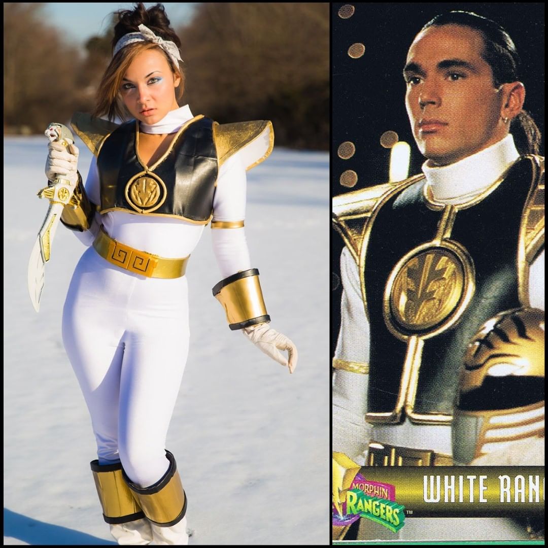 Soni Aralynn as The White Ranger | Scrolller