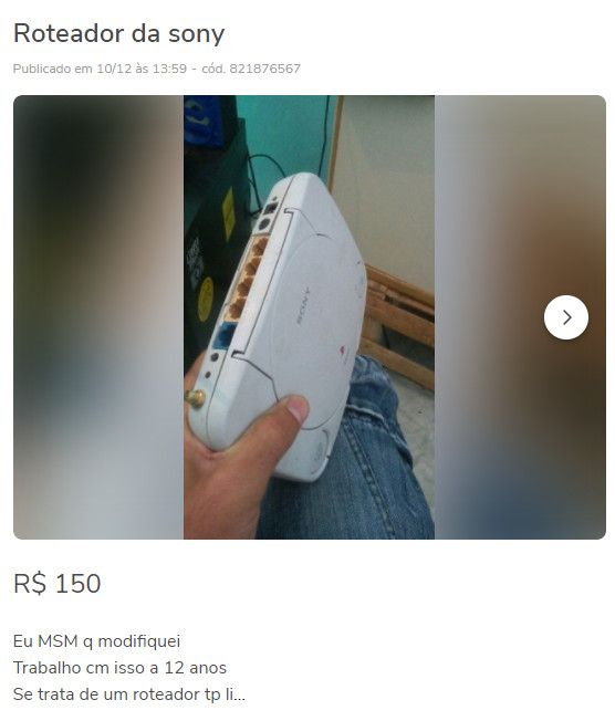 Sony PlayStation... router? | Scrolller