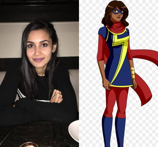 Sophia Taylor Ali as Kamala Khan / Ms. Marvel (Fancast) | Scrolller