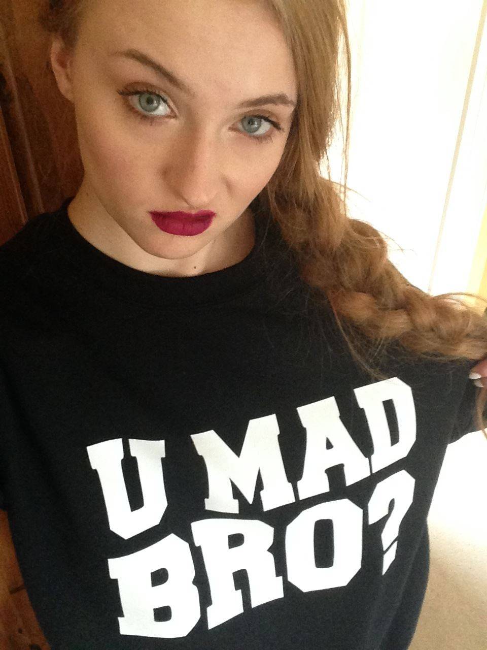 Sophie Turner "U Mad Bro?" | Scrolller