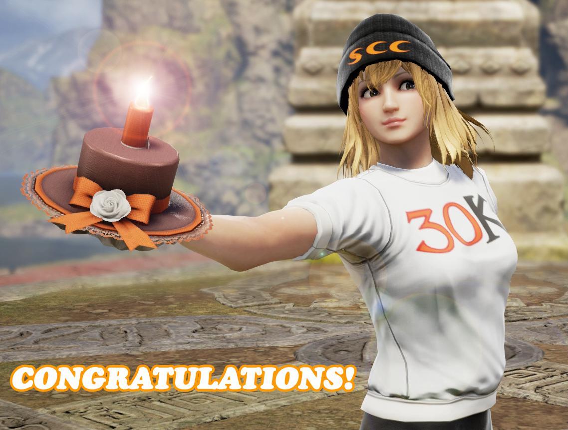 SoulCaliburCreations has reached 30k members! Congratulations to the sub & to the mods ...