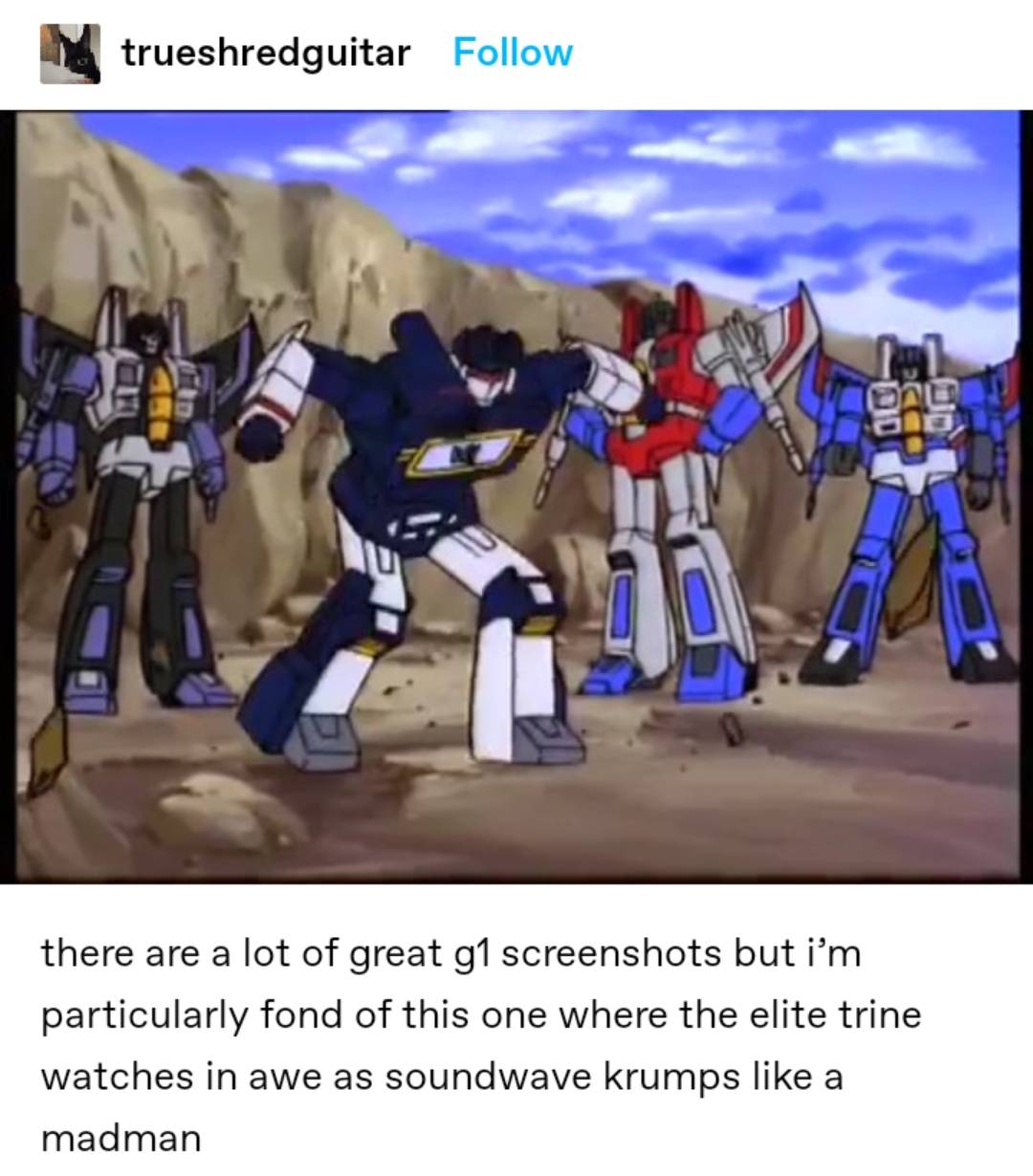 Soundwave is groovy | Scrolller