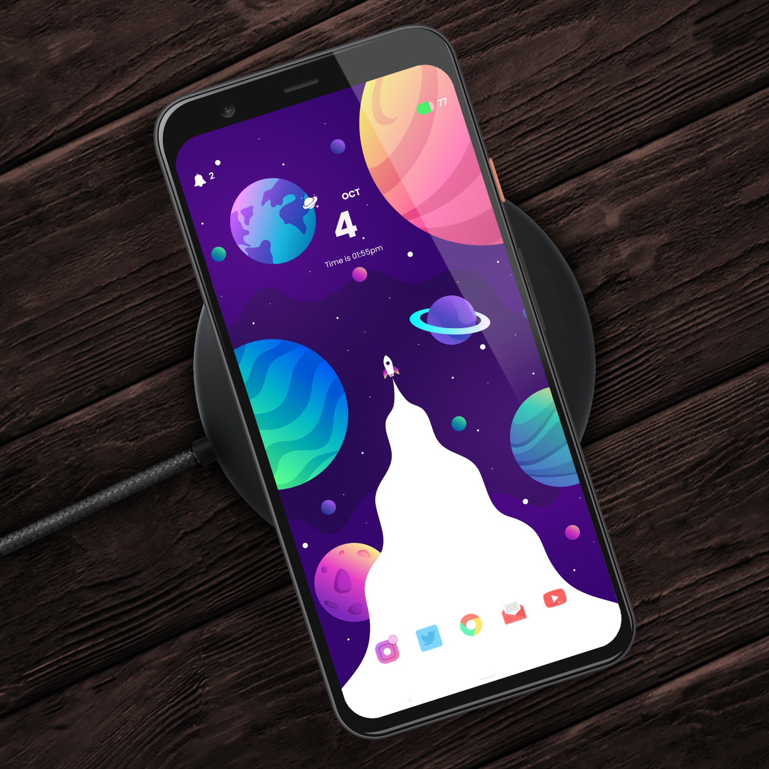 Space Illustration | Scrolller