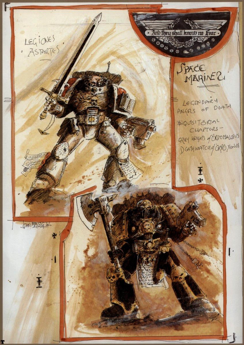 Space marines by John Blanche | Scrolller