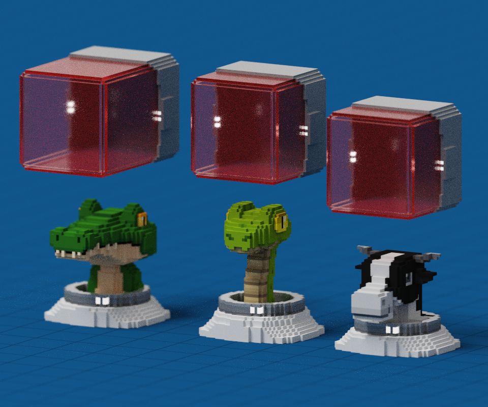 SpaceCroc + SpaceSnake + SpaceCow | Scrolller