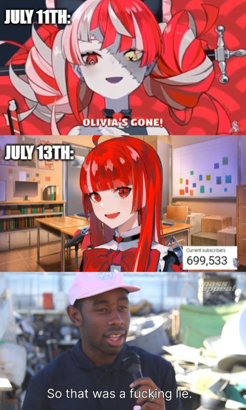 Special Olivia appearance during Ollie's 700k countdown stream! XD | Scrolller