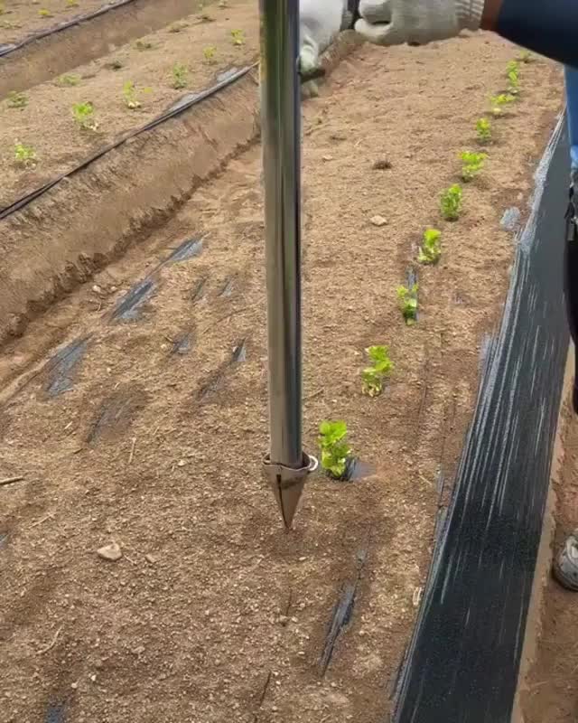 Special tool for hand planting of crops | Scrolller