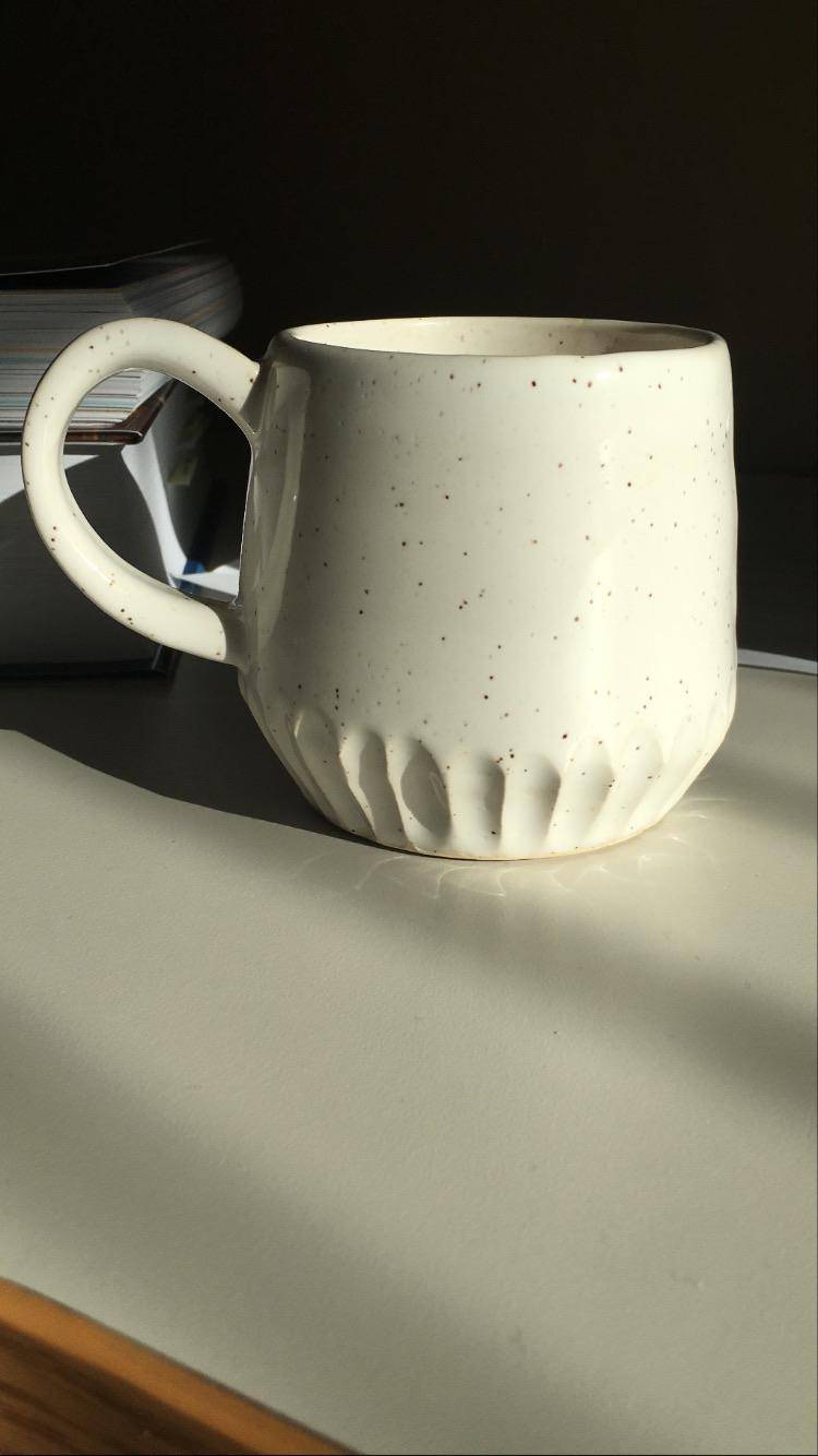 Speckled and carved new mug 🖤 | Scrolller