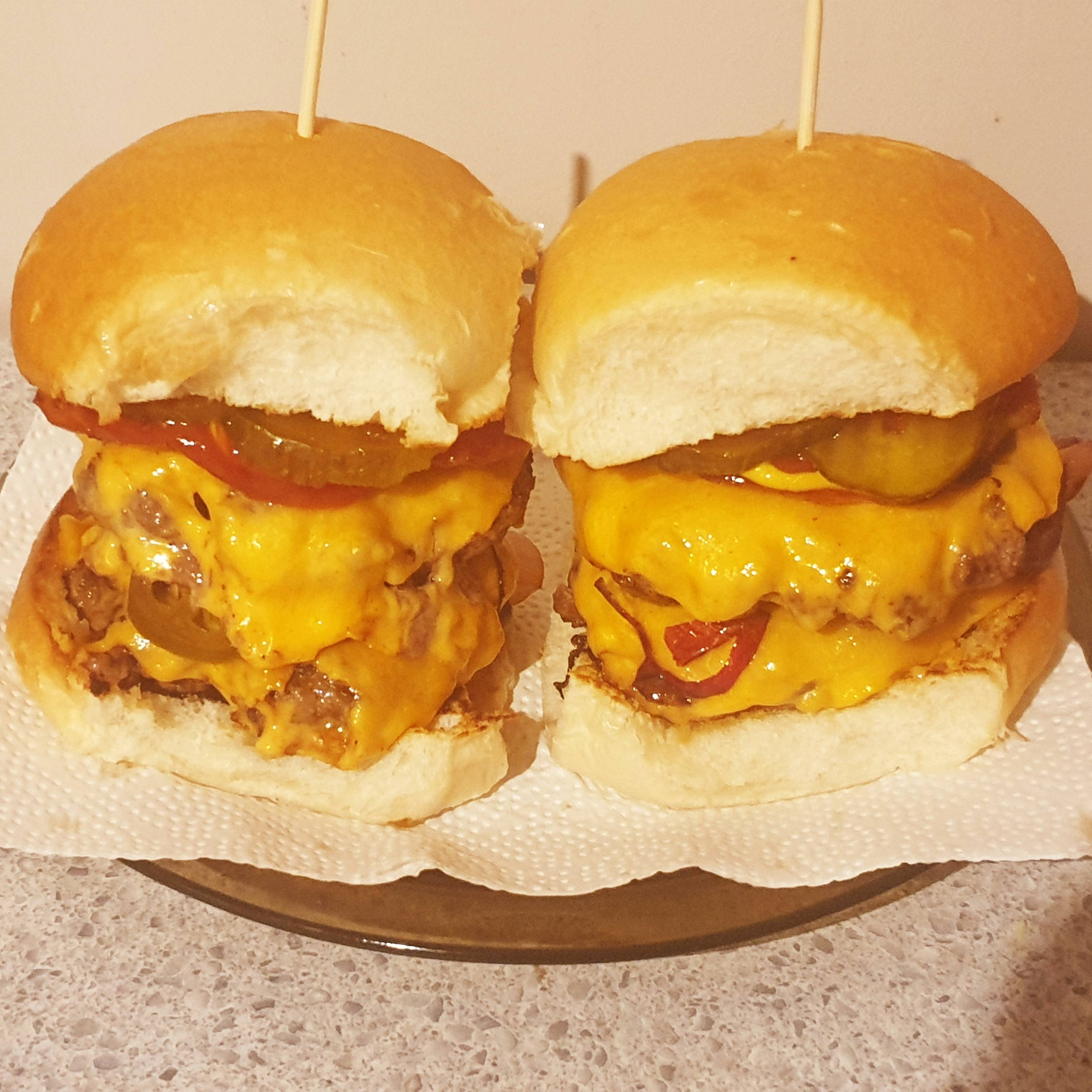 Spicy double beef maple bacon buger | Scrolller