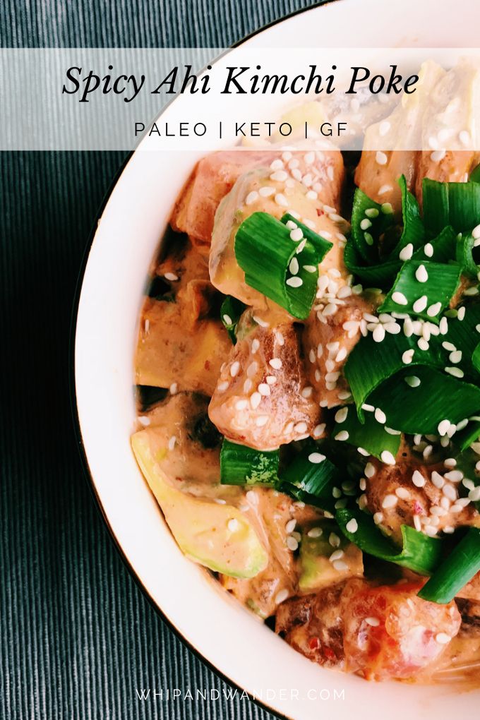 Spicy Kimchi Ahi Poke | Scrolller