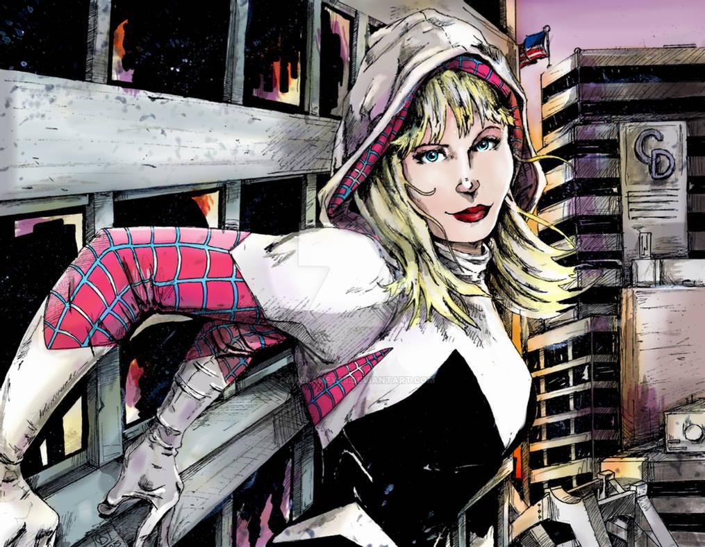 Spider Gwen Cityscape By Cmdelaney88 Scrolller