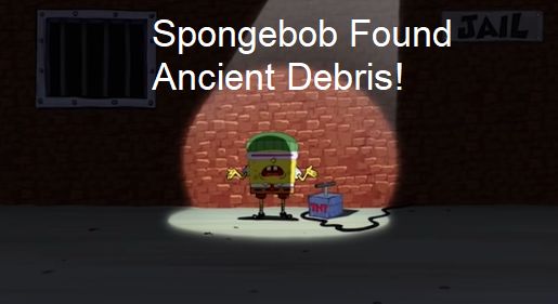Spongebob tnt mining for netherite 2021 colorized | Scrolller