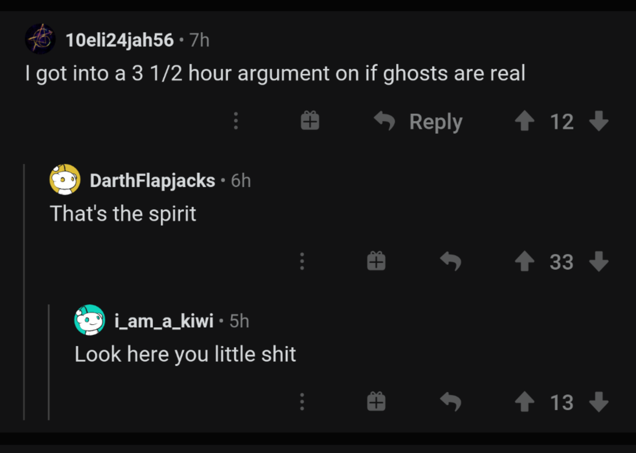 Spooky argument | Scrolller