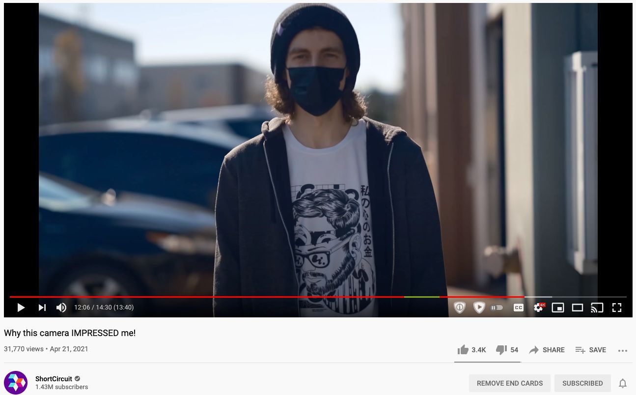 Spotted our beloved boy in the new ShortCircuit (LTT) video. | Scrolller