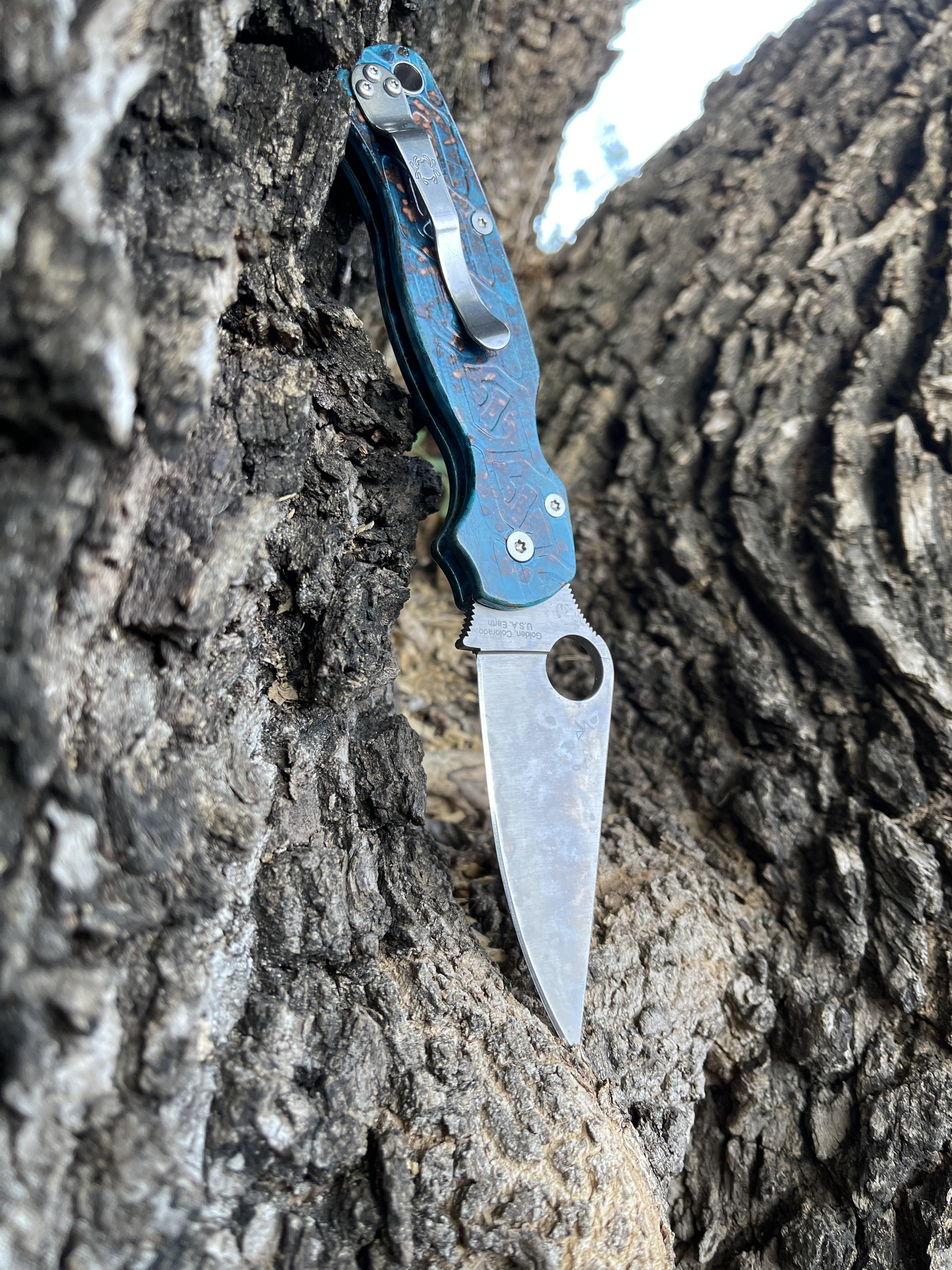 Spyderco Paramilitary 2 in K390 and Shipwrecked Copper (3024X4032) | Scrolller